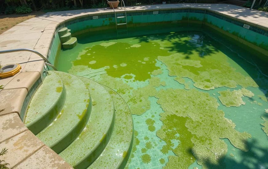 Swimming Pool Problems Algae in Dubai: Causes, Types and Fixes